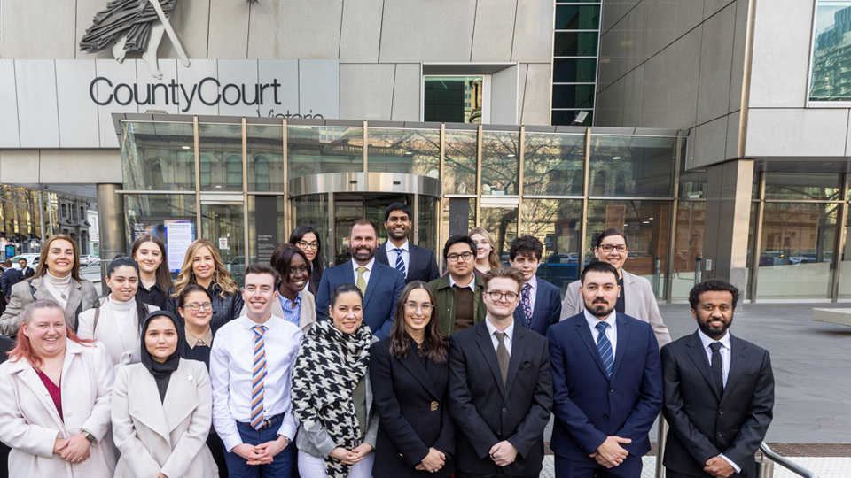 Court insiders: VU law students shadow Melbourne Barristers | Victoria ...
