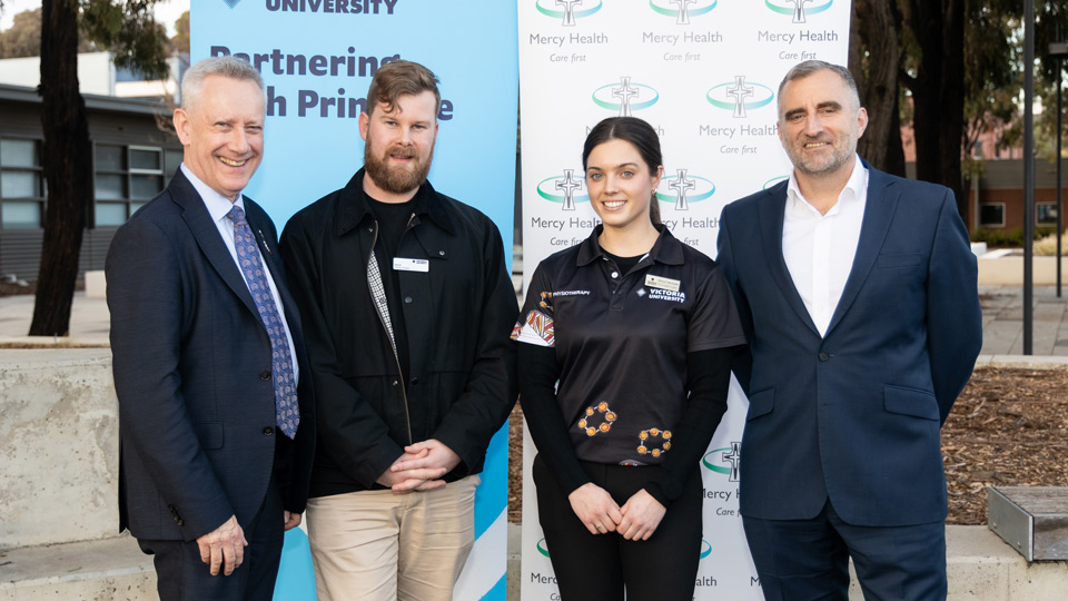 VU & Mercy Health enter into formal partnership | Victoria University