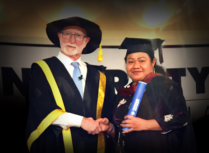PNG media celebrate the success of VU graduate | Victoria University