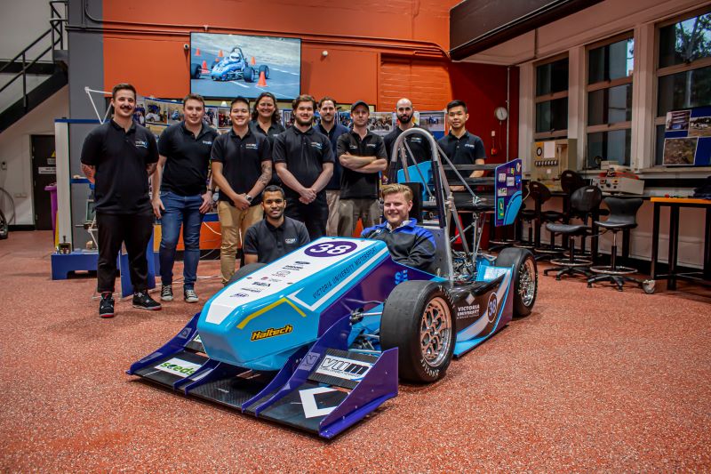 VU Motorsport team unveil aerodynamic race car dubbed 'Abi' | Victoria ...